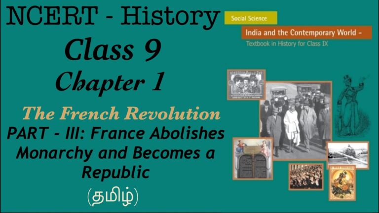 NCERT History Class 9 | Chapter 1 | The French Revolution தமிழ் | Pt3 ...